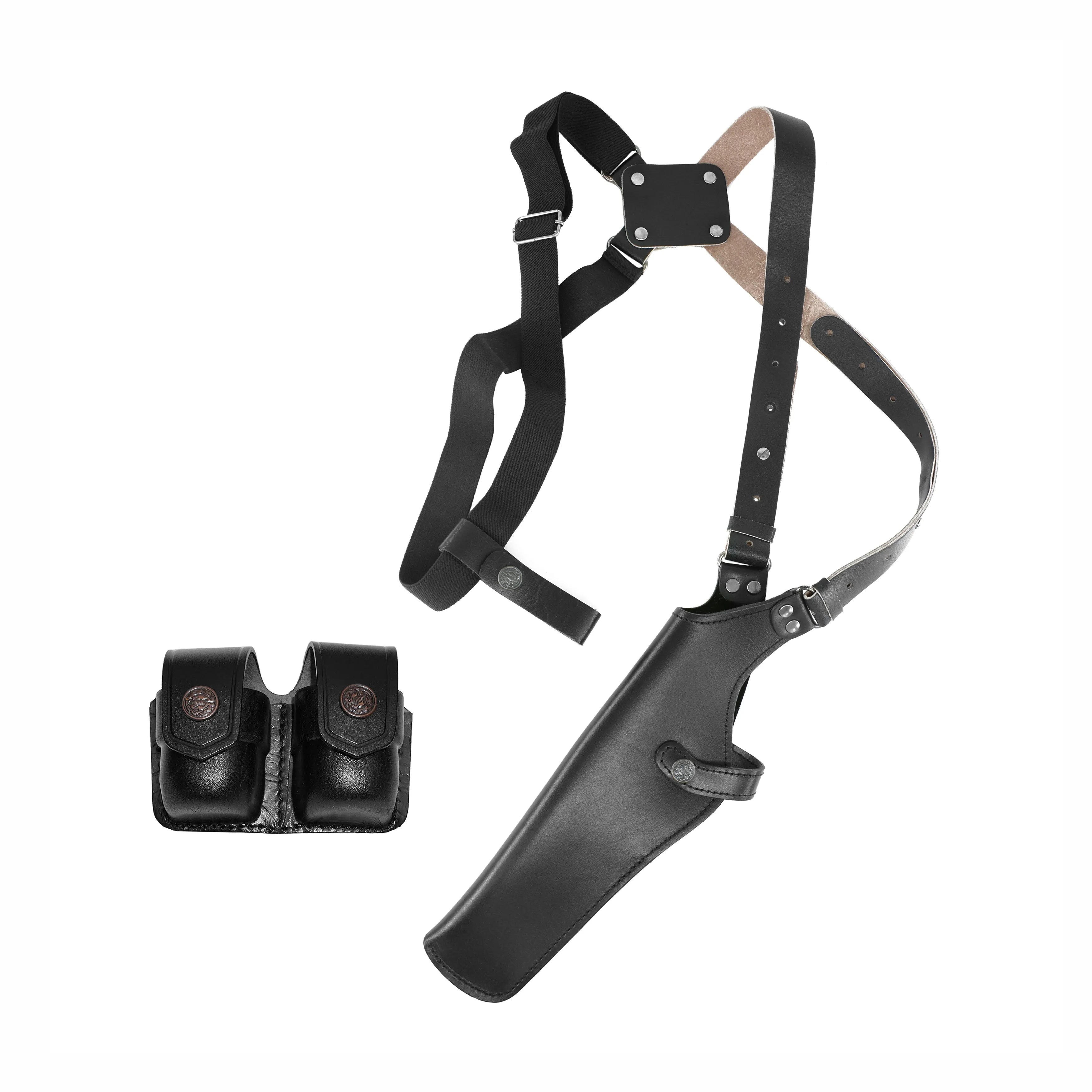 ALIS452038 Vertical Shoulder Holster with Soft Fabric Interior Lining ...